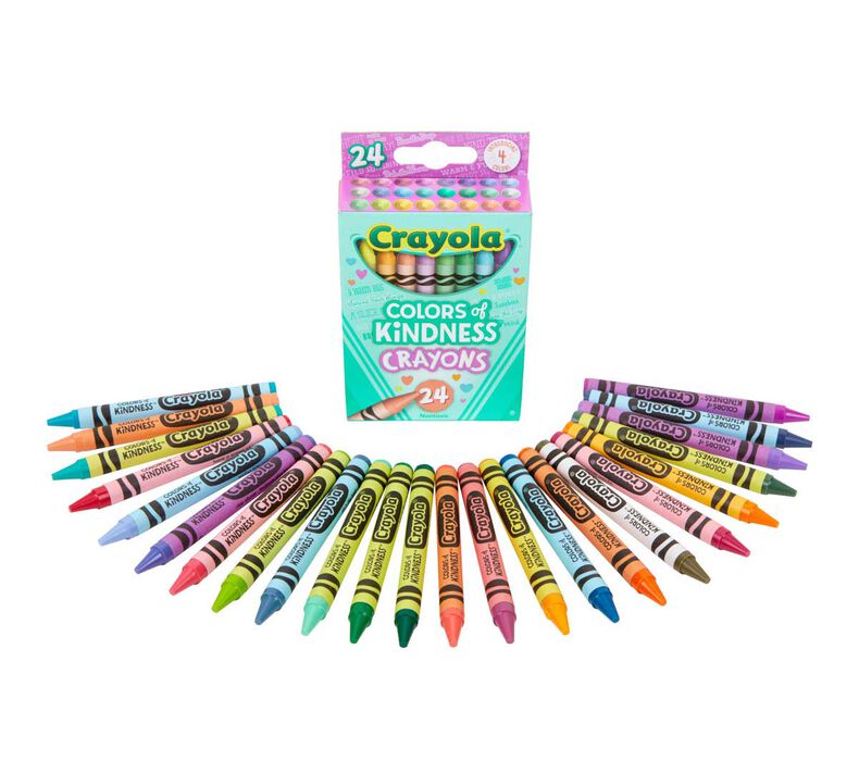 CRAYONES 24 COLOR OF KINDNESS 52-0130 CRAYOLA – cia-atlas