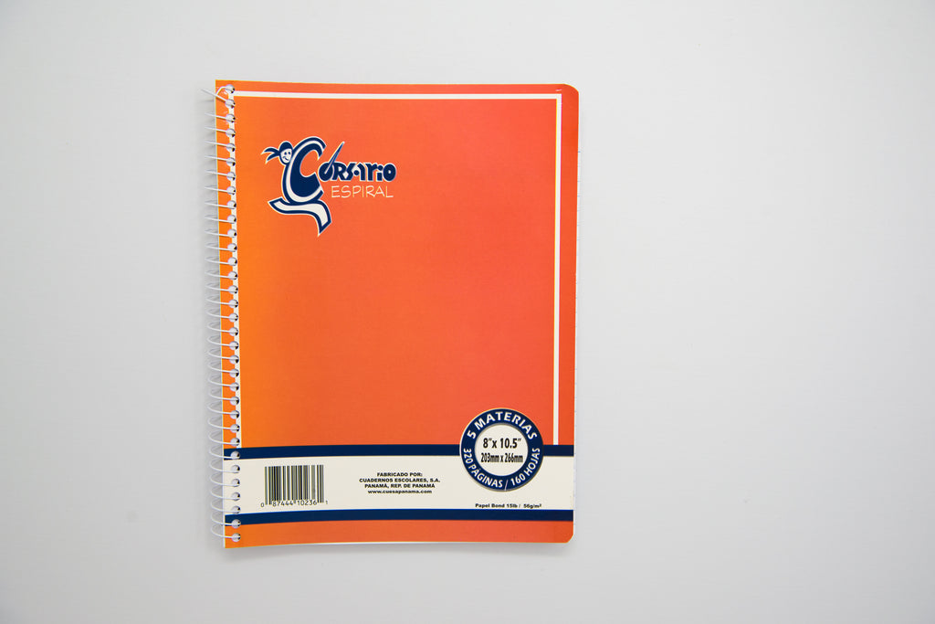 CUADERNO ESPIRAL 5 MAT 320 PAGINAS – cia-atlas